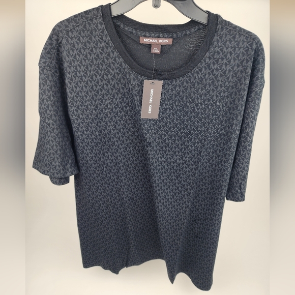 Michael Kors | Shirts | Michael Kors Tshirt Mk Logo Pattern Mens | Poshmark